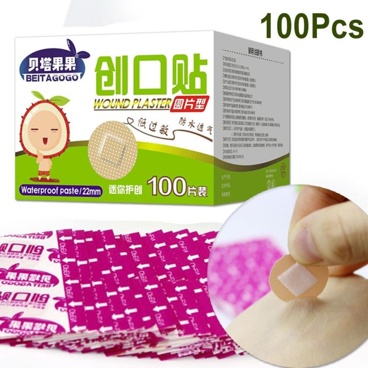 Mini Circular Waterproof Breathable Band Aid Small Wound Patch ...