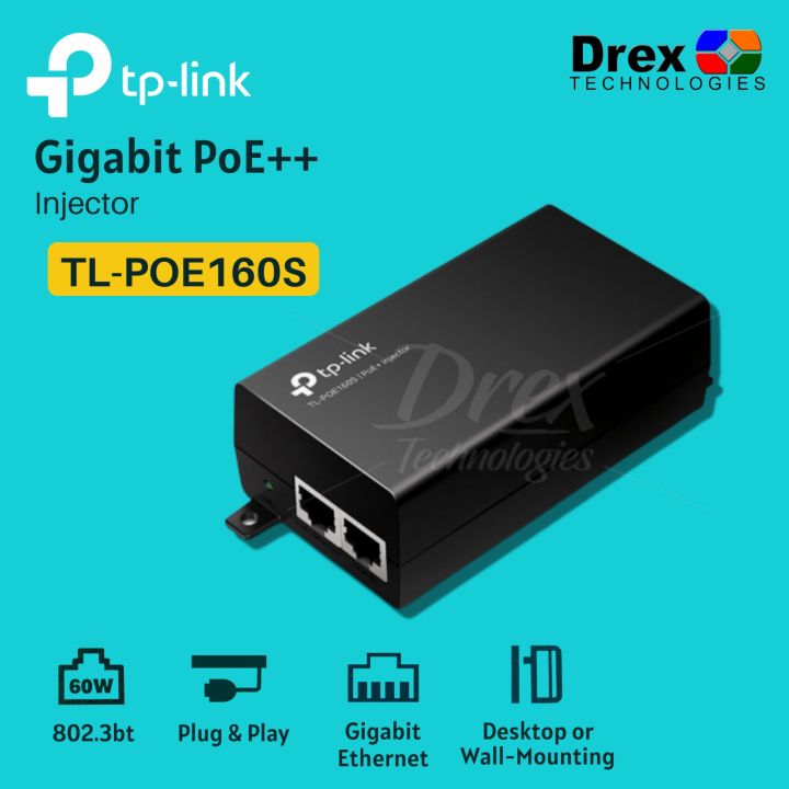 TP-LINK TL-POE160S Gigabit PoE+ Injector | Lazada PH