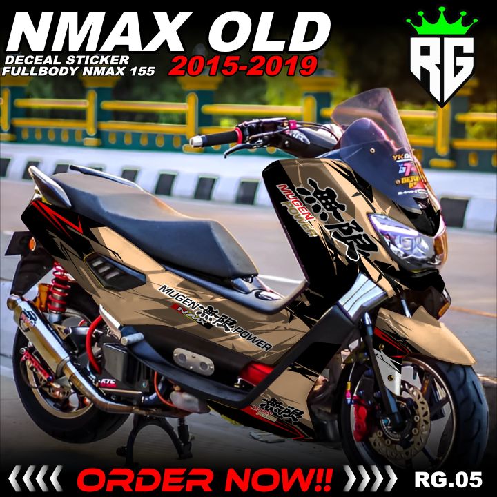 TERBARU Decal Stiker Yamaha Nmax 2016 2017 2018 2019 Full Body FullBlok ...
