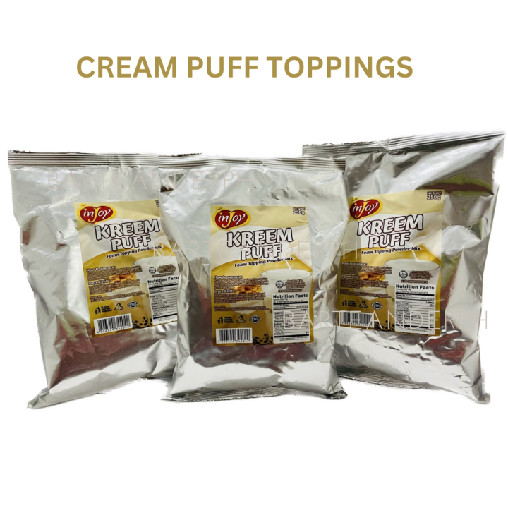 INJOY CREAM PUFF FOAM TOPPINGS POWDER 250g | Lazada PH