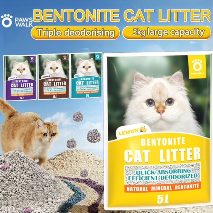 5 L/10 L Hydrated Clay Cat Litter - High-quality cat litter - Powder ...