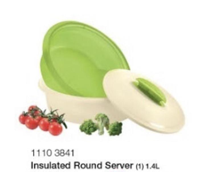 Tupperware Insulated Round Server (1) 1.4L - Limited Release | Lazada