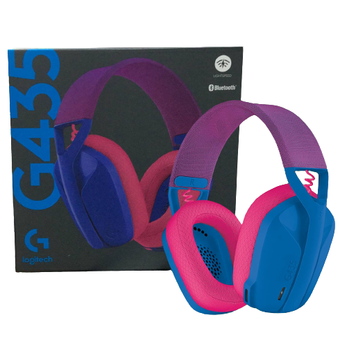 Logitech G435 Wireless Gaming Headset - Blue | Lazada Singapore