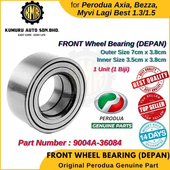 Original Front Wheel Bearing Perodua Axia Bezza Myvi Lagi Best Icon 1.3 ...
