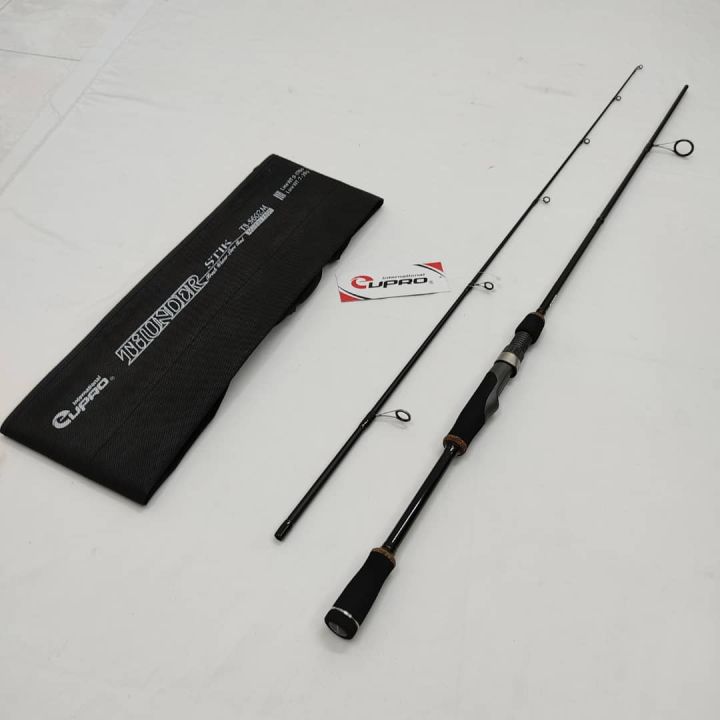 ROD, EUPRO THUNDER STIK SPINNING ROD - FUJI GUIDE | Lazada