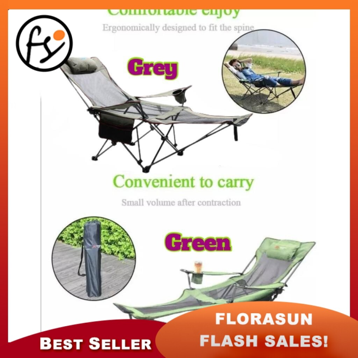 EcoSport Lay chair outdoor chair portable fishing camping back of a ...