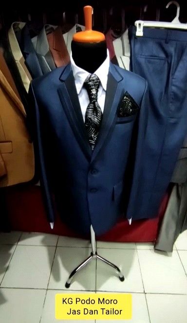 1 stel jas semi woll kilap jas wedding jas nikah jas pernikahan jas ...