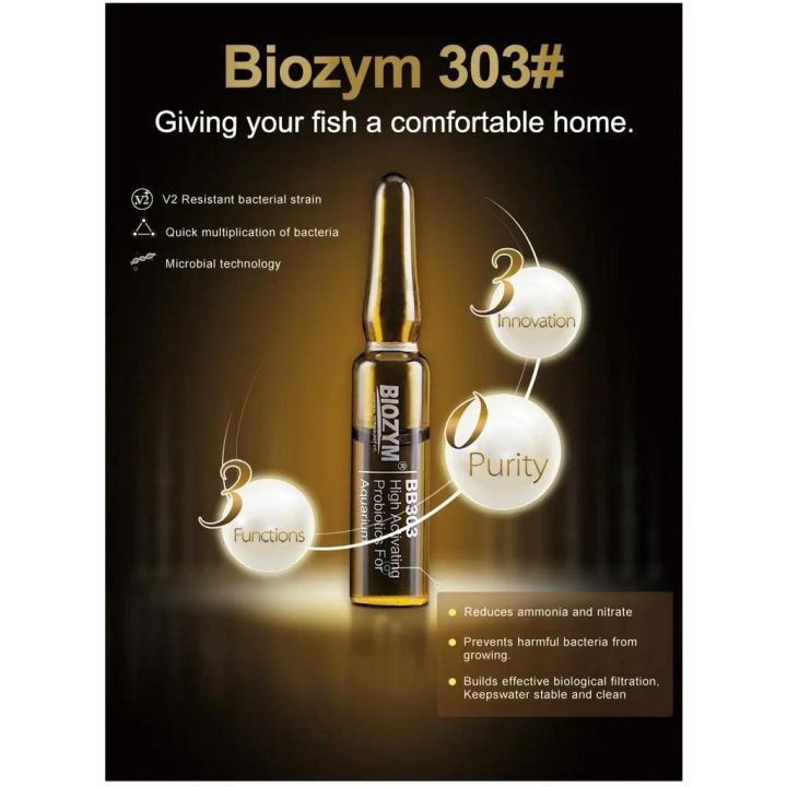 Biozym - 303 Bacteria (Bb303) Vi Sinh Sống Cực Mạnh Cho Hồ Cá Thuỷ Sinh ...