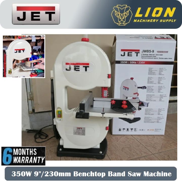 JET Tools 350W (9-inch)230mm Benchtop Band Saw Machine JWBS9 - Heavy ...