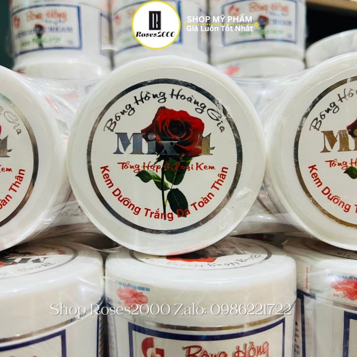 Kem Trắng Da Mix 4 bông hồng Hoàng Gia hộp 60gram ( Chính Hãng ...