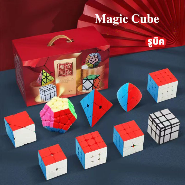 รูบิค ลูกบาศก์รูบิค3d รูบิคแม่เหล็กปริศนา 2x2 3x3 4x4 GAN 356 RS รูบิค5 ...