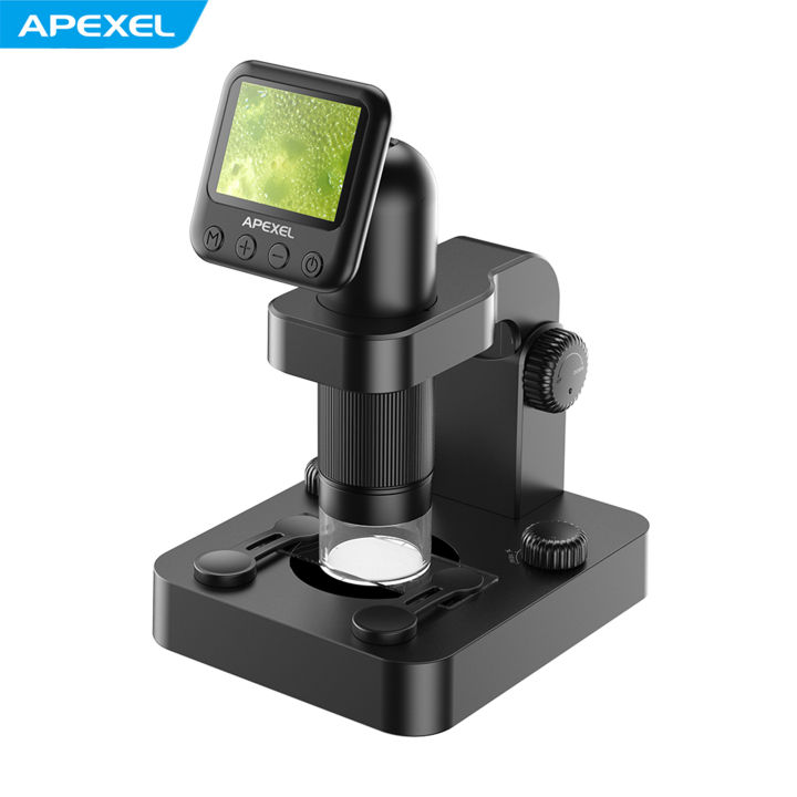 APEXEL MS003 Kids USB Digital Microscope with 2.0 Inch LCD Screen 20X ...