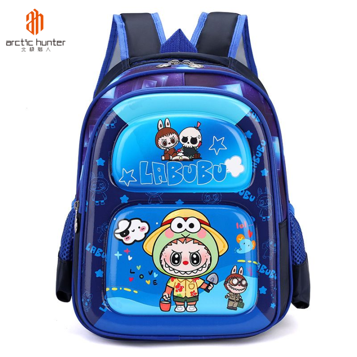 ARCTIC HUNTER Cute Labubu Cartoon Backpack for Kids with Breathable and ...