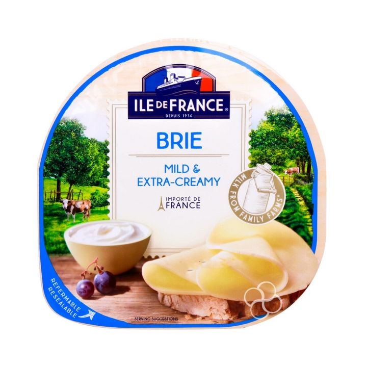 Ile De France Mild & Extra-Creamy Brie Cheese 150g | Lazada PH