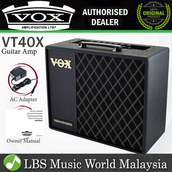 Vox VT40X 40 Watt Hybrid 1x10 Modelling Guitar Amp Amplifier with ...