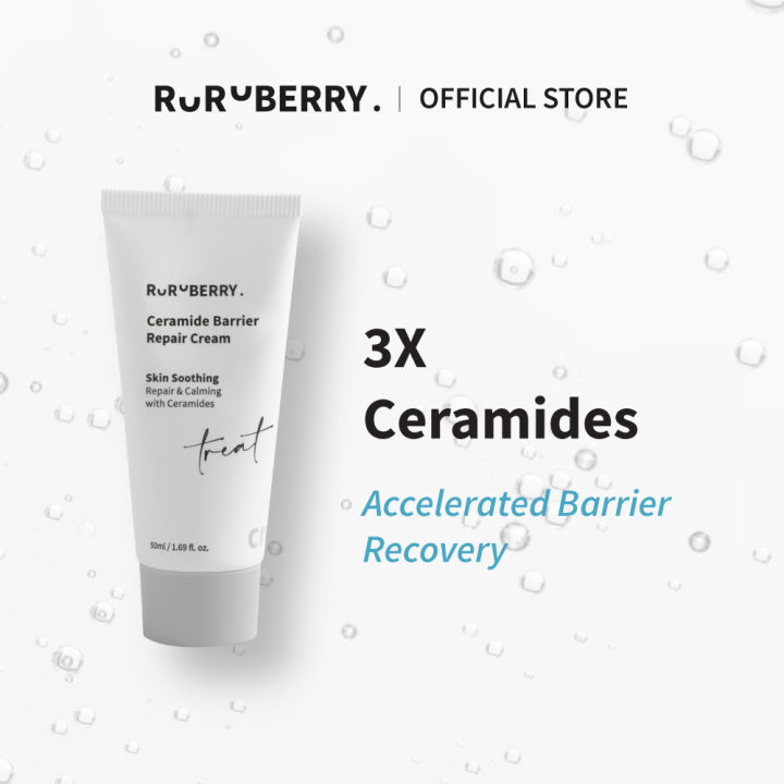 Ruruberry Ceramide Barrier Repair Cream (50ml) | Lazada