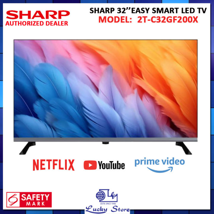 (BULKY) SHARP 2T-C32GF2000X 32 INCH SMART LED TV, DOLBY AUDIO, DVB-T2 ...