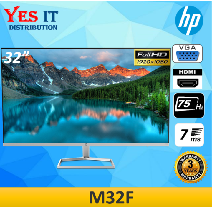 HP M32F 31.5 " FHD VA Panel AMD FreeSync 7ms 75Hz Monitor ( HDMIx2 ...