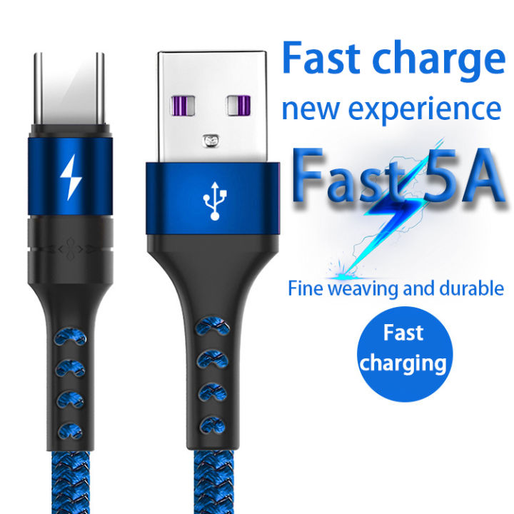 【Ready Stock】Qc3.0 5A USB Type C Charger Cord Type C Fast Charging ...