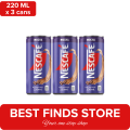 Nescafe Iced Coffee On-the-go in Can 220ML - Pack of 3 | Ice Black ...