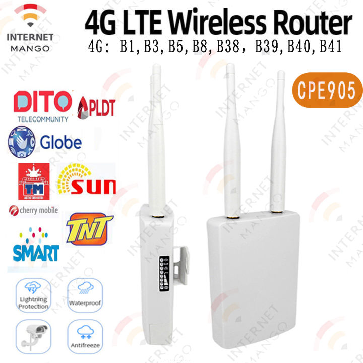 4G LTE FDD/TDD CPE905 WIFI AP Outdoor wireless router Modem LAN/WAN ...