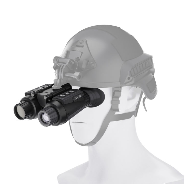 BekinTek 3D View Helmet Mounted Night Vision Binoculars Head Mountable ...