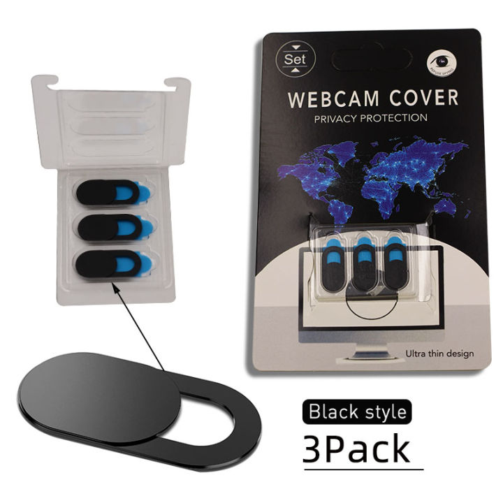 Webcam Cover, 3-Pack Web Camera Cover Slide for Laptop, Desktop, PC ...