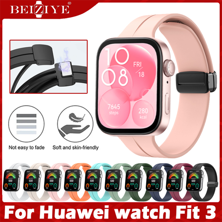 For Huawei Watch Fit 3 สาย นาฬิกา สมาร์ทวอทช์ สายนาฬิกาข้อมือสำหรับ