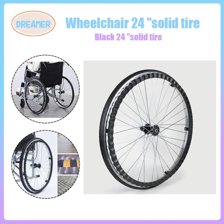 20/22/24X1 3/8 Inch Wheelchair Tire Polyurethane Solid Tyre For 37-540 ...