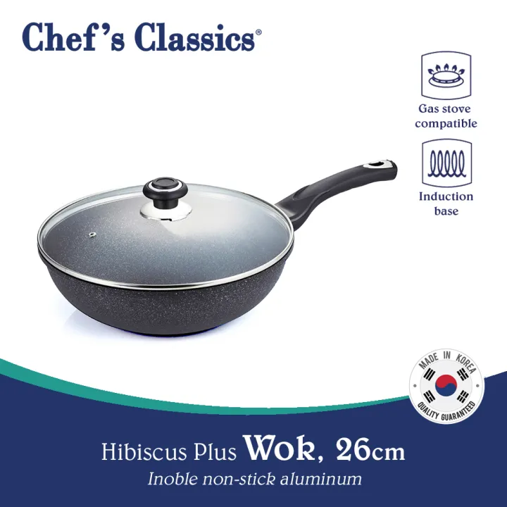 Chef's Classics Hibiscus Plus Non-Stick Wok, 26cm | Lazada PH