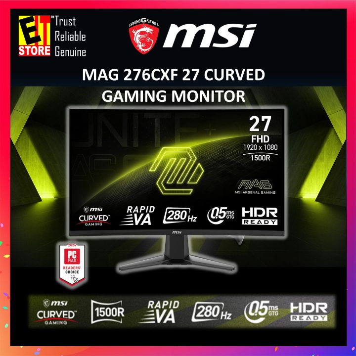 MSI MAG 276CXF 27" / MAG 32C6X 32" 1500R CURVED GAMING MONITOR - 0 ...