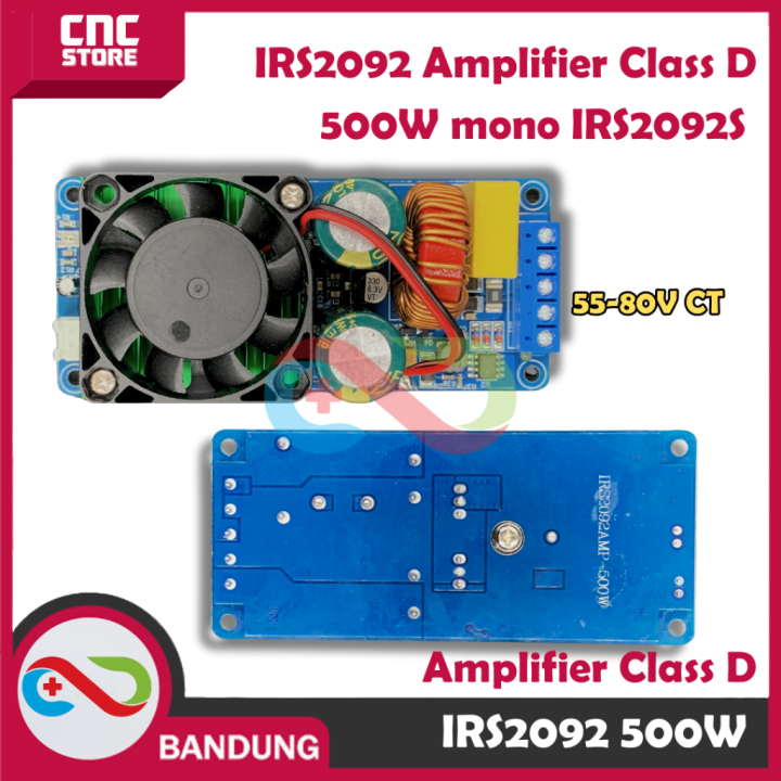 IRS2092 Amplifier Class D 500W mono IRS2092S 500W Class D Amplifier | Lazada Indonesia