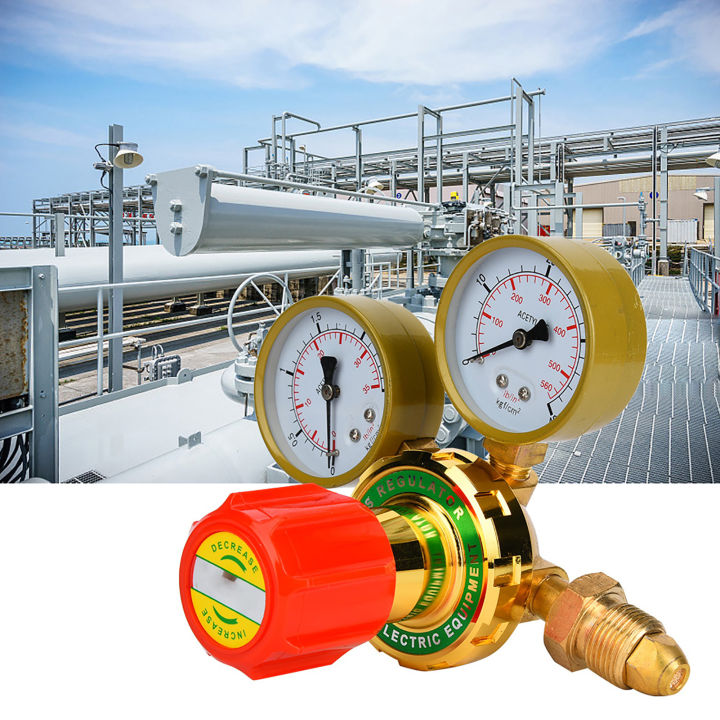 Acetylene Gauge Meter Gas Pressure Reducer KIT for Welding Cutting ...