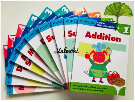 Kumon Math Workbooks for Grade1-4 (10 books) Addition and Subtraction ...