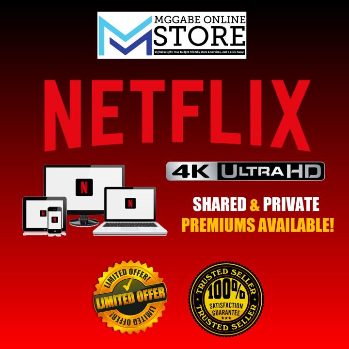 NETFLIX 1/2/3/4/6 MONTHS 4K ULTRA HD PREMIUM SUBSCRIPTION | Lazada PH