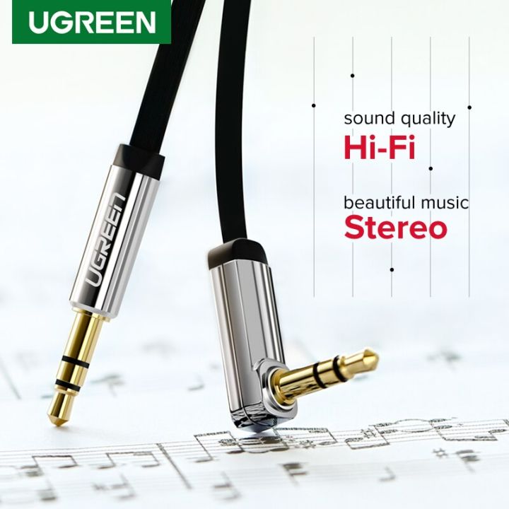 Ugreen Aux Cable Jack 3.5mm Audio Cable Auxiliary Hi-Fi Stereo 3.5 mm ...
