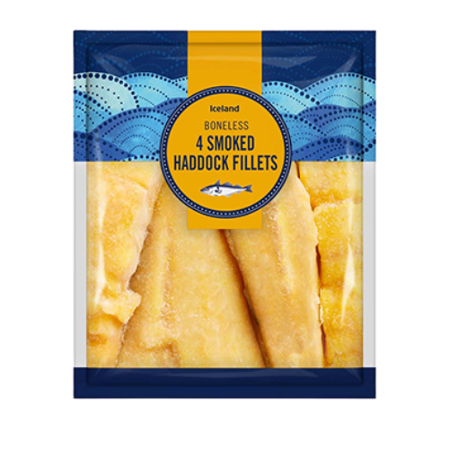 Iceland Frozen Smoked Haddock Fillets x 4 400g (Frozen & Fresh Shipping ...