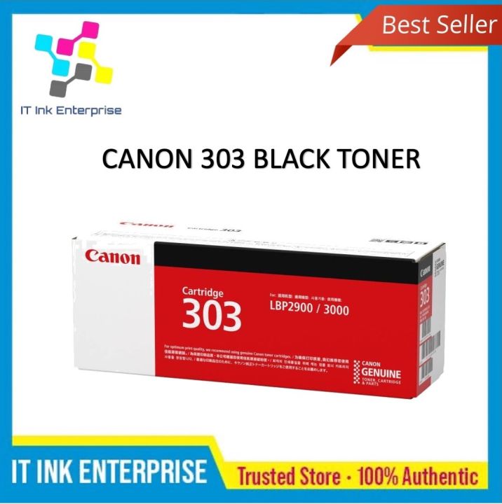 Canon 303 Black Original Laser Toner Cartridge | Lazada PH