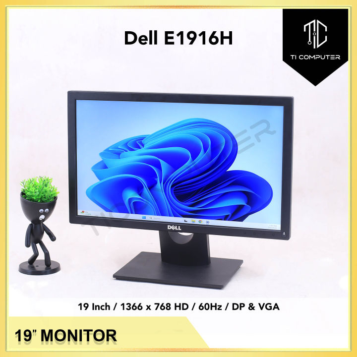 Dell E1916H 19 inch Widescreen LED Backlight DP VGA Refurbished Monitor ...