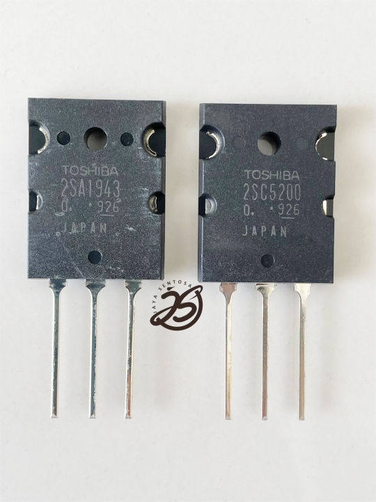 10set TRANSISTOR TOSHIBA A1943 C5200 KWALITAS SUPER 2SA1943 2SC5200 ...