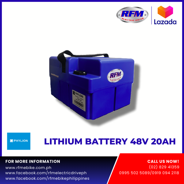 RFM Lithium Ion Battery 48V 20ah for Ebike | Lazada PH