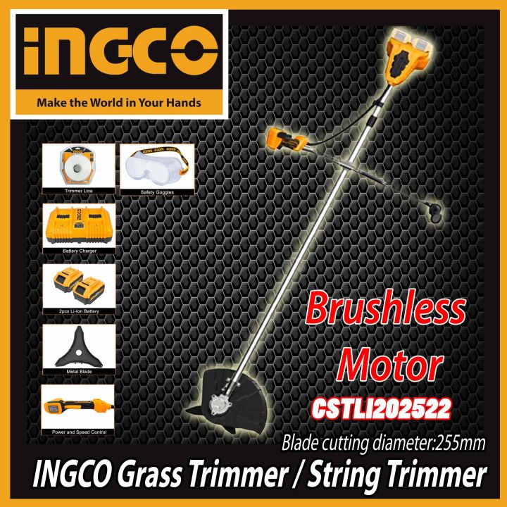 INGCO Lithium String Trimmer And Brush Cutter CSTLI202522 | Lazada PH
