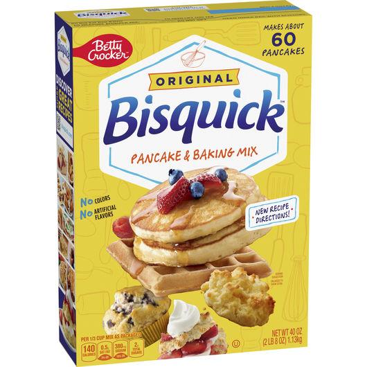 Betty Crocker Bisquick Original Pancake & Baking Mix Makes 60 Pancakes ...