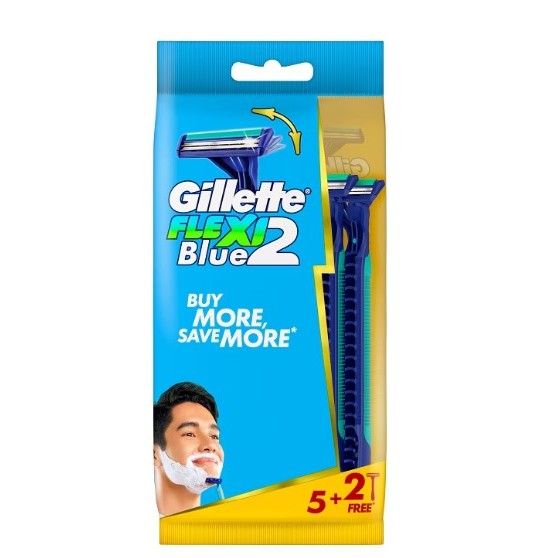 GILLETTE FLEXI BLUE2 RAZORS 5+2s | Lazada