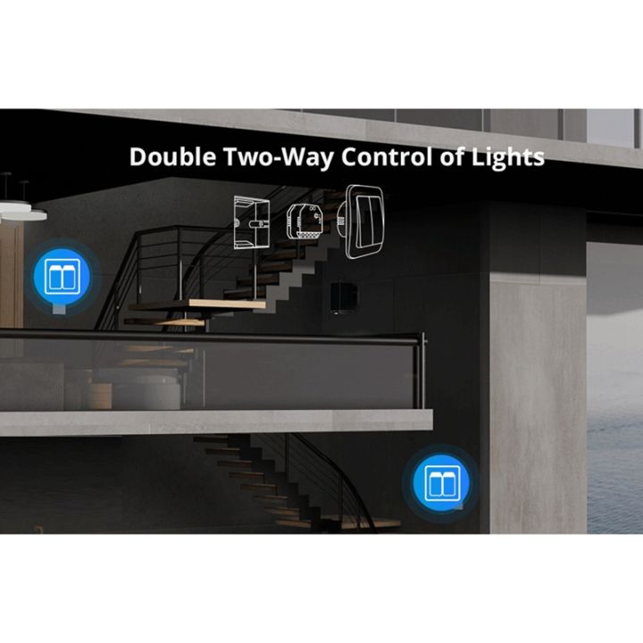 Dual R3 Smart Wifi Switch 2 Way Control DIY MINI Switch Power Metering ...