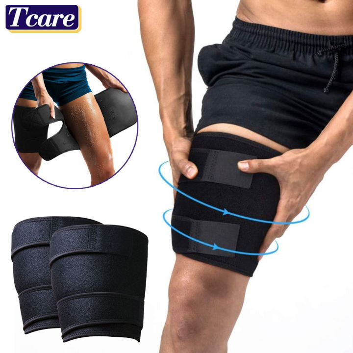 1 PCS Sports Thigh Brace Leg Support Hamstring Wrap Compression Sleeve ...