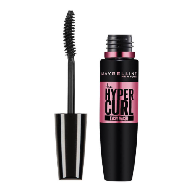 (New Stock) Maybelline Hypercurl Easy Wash Mascara - Black (Mascara ...