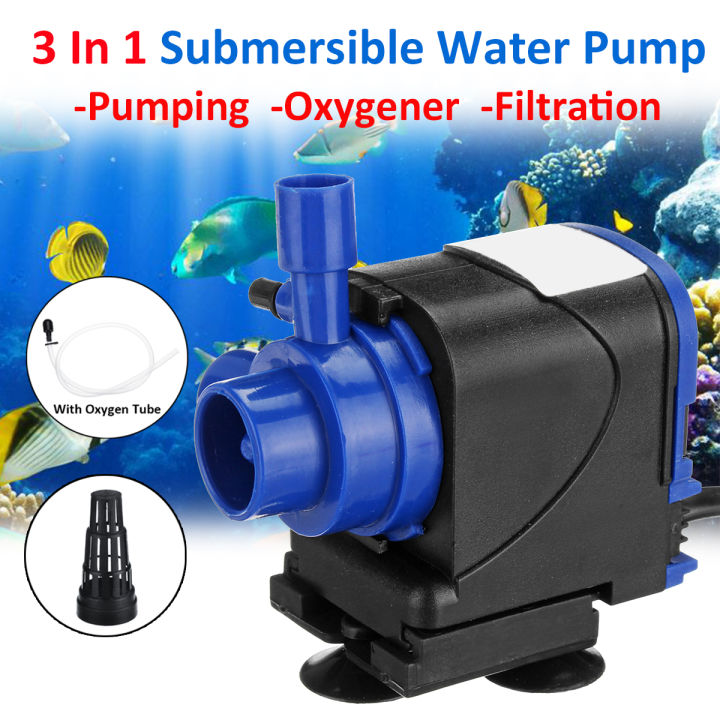 5W 800L/H Submersible Water Pump 220-240V Aquarium Fish Pond Tank Spout ...