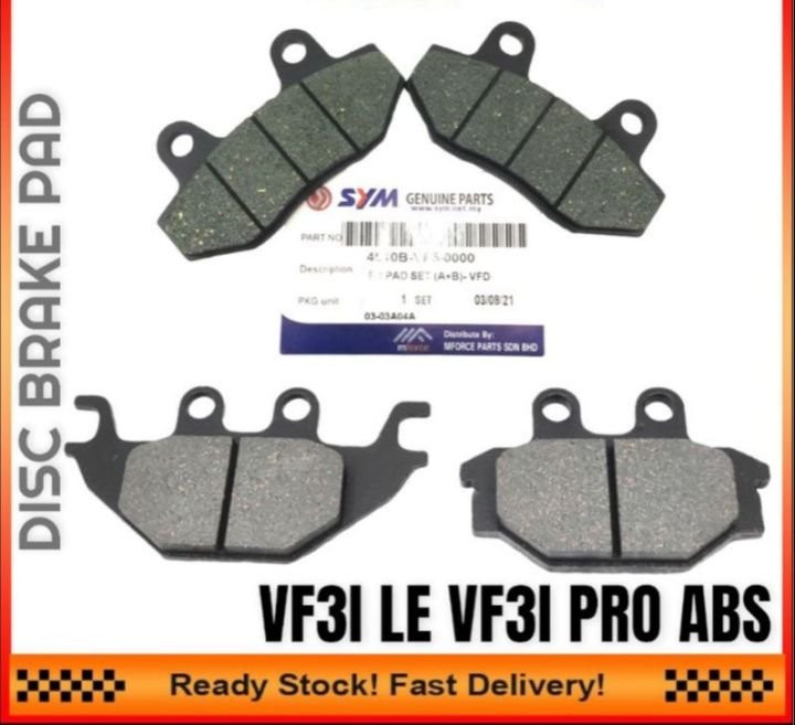 SYM VF3I 185 LE VF3I PRO ABS DISC BRAKE PAD DISC PAD SYM | Lazada