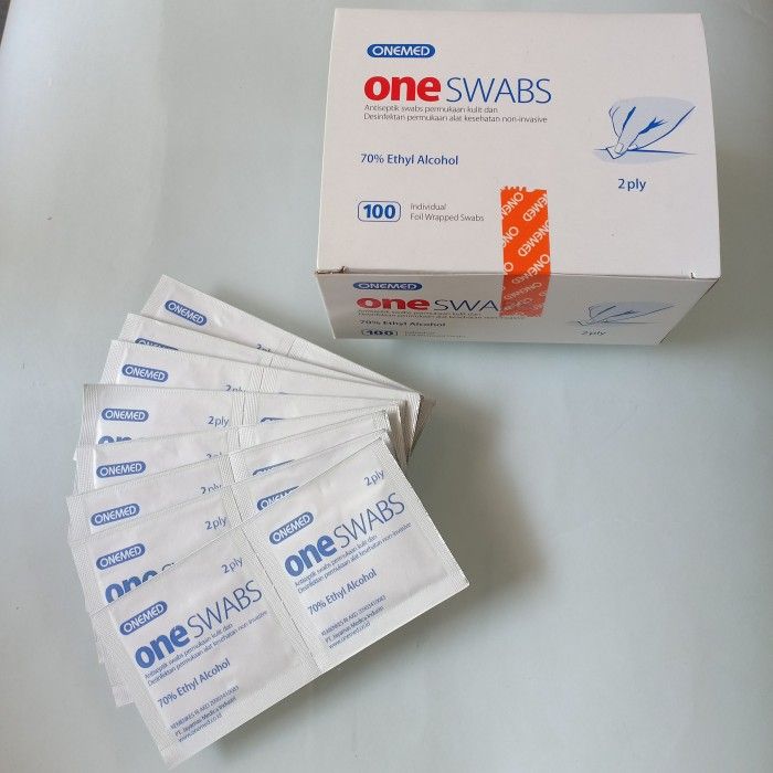 Alkohol Swab/ Tissue Alkohol One Med /Alcohol Swab | Lazada Indonesia